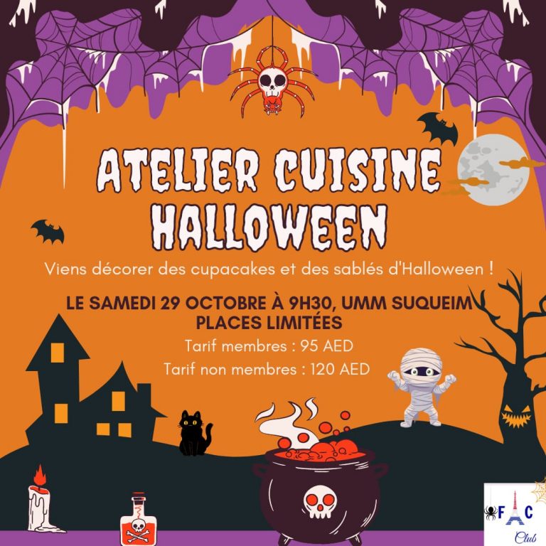 ATELIER CUISINE HALLOWEEN - FRENCH COMMUNITY CLUB Dubai